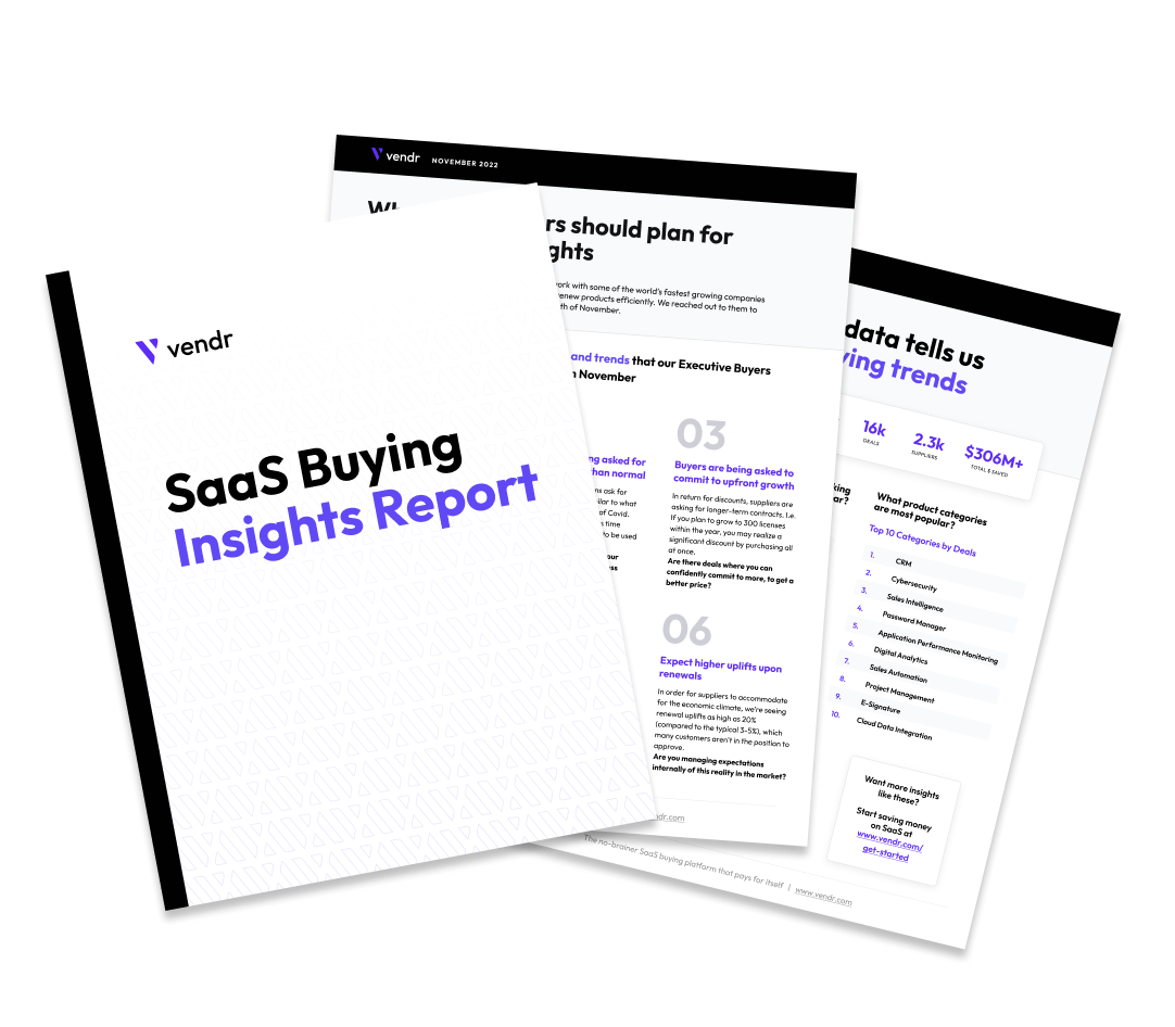 SaaS Buying Insights Report Vendr